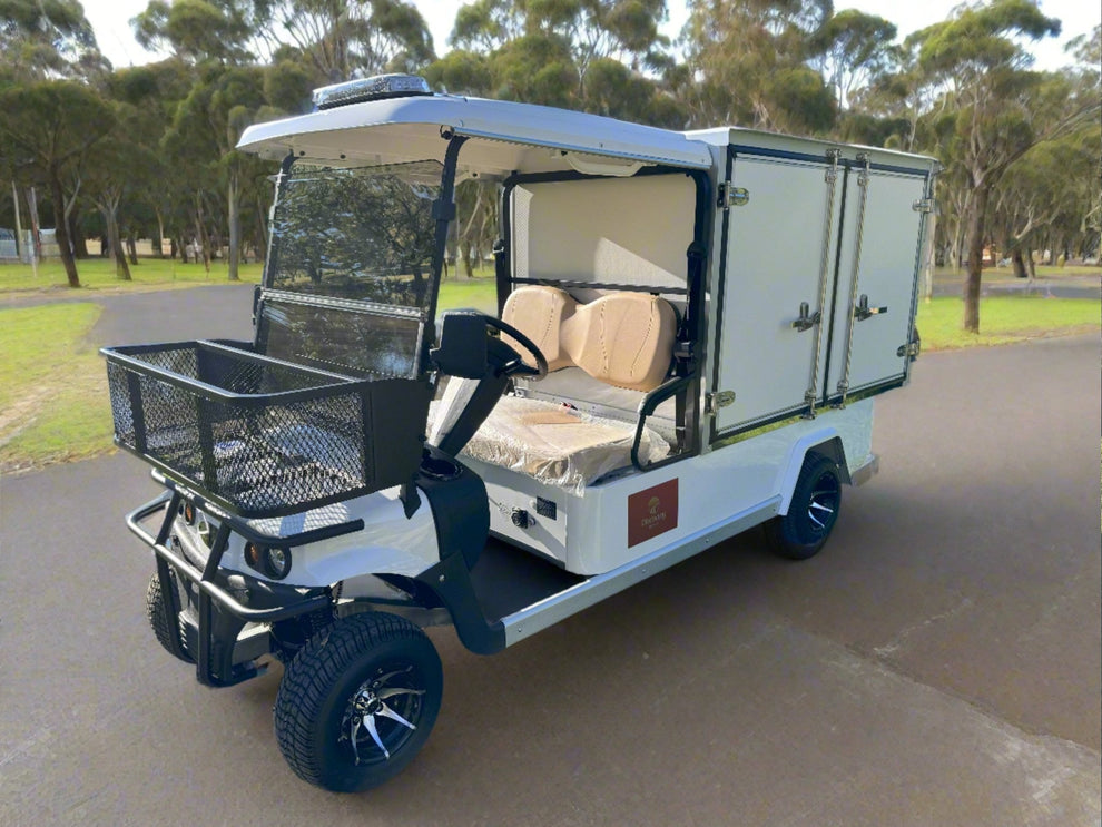 Hawk Carts | Razorback Linen Laundry Cart | EV Lithium